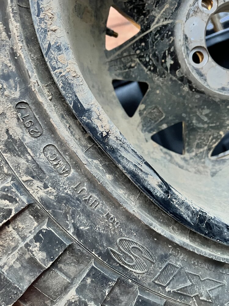 Dented aluminum wheel help | NC4x4