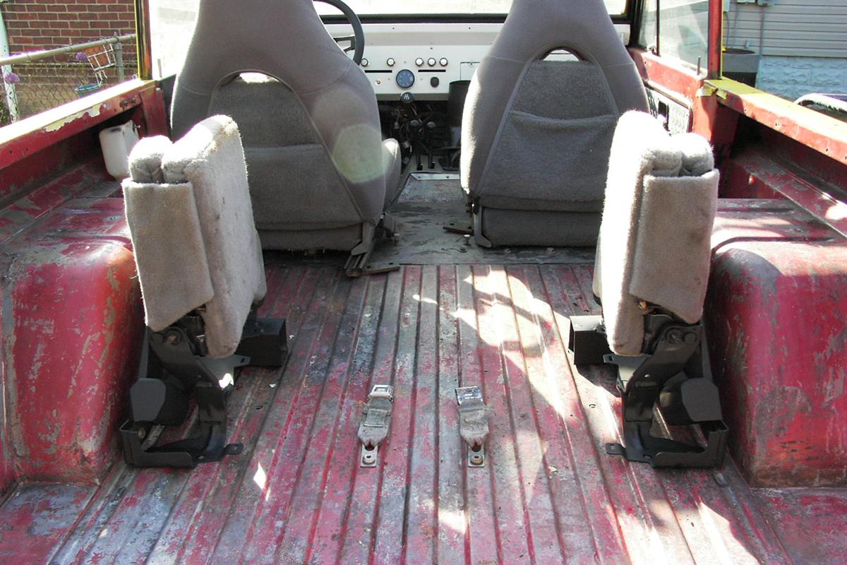 Seats in a truck Bed | NC4x4