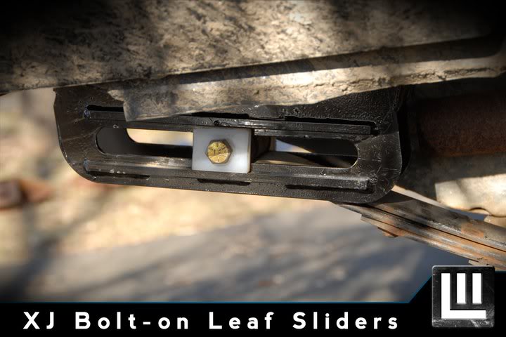 XJ Guys! Bolt-on Leaf Slider kits from Liquid Iron Industries! | NC4x4