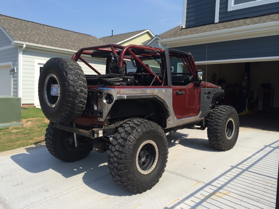 Comp cutting and 9"stretch on a 2 door JK | NC4x4