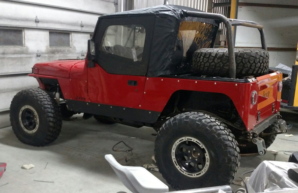 Yj rear wheel base extension | NC4x4